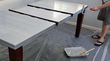 DIY Painted Dining Room Table Refinishing Project | Behr Canada