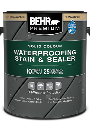 Behr Weatherproofing Wood Stain Color Chart Solid Color Waterproofing